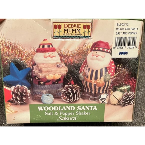 Sakura | Holiday | Debbie Mumm Woodland Santa Claus Sakura Salt Pepper ...